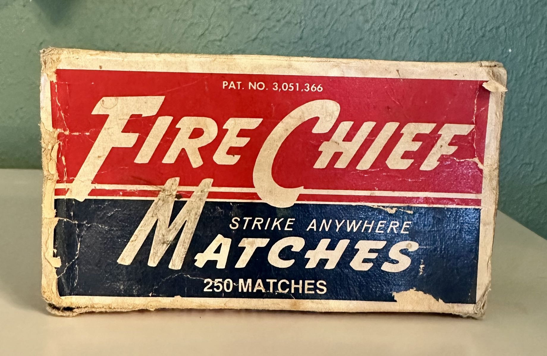 Vintage Fire Chief Match Box empty Box George Washington Carver One of ...