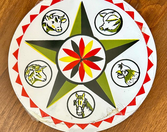 Vintage Pennsylvania Dutch Americana Colonial Folk Art Wall Decor ...