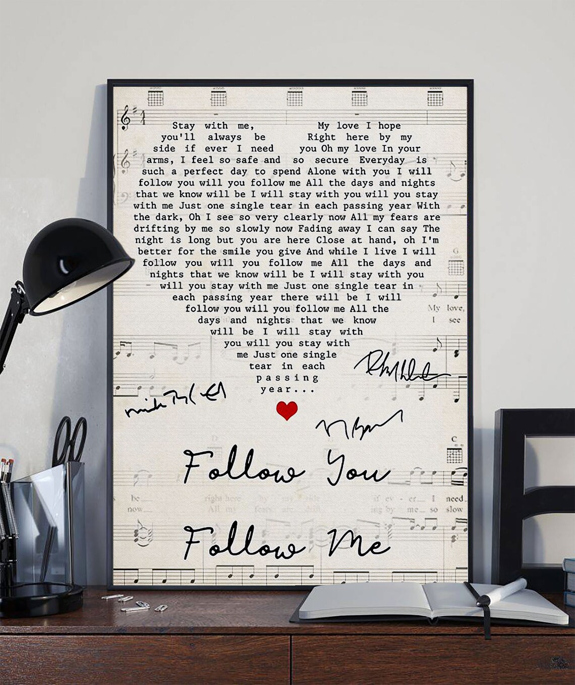 Genesis Follow You Follow Me Lyrics Poster Lyrics Canvas | Etsy Genesis Follow You Follow Me Lyrics Poster Lyrics Canvas | Etsy