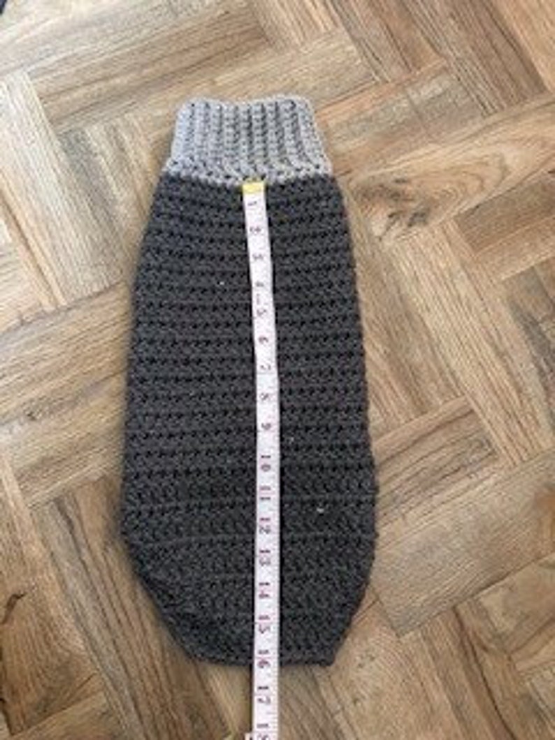 Chunky Yarn Crochet Dog Jumper Pattern: Dachshund, Small Dog (PDF ...
