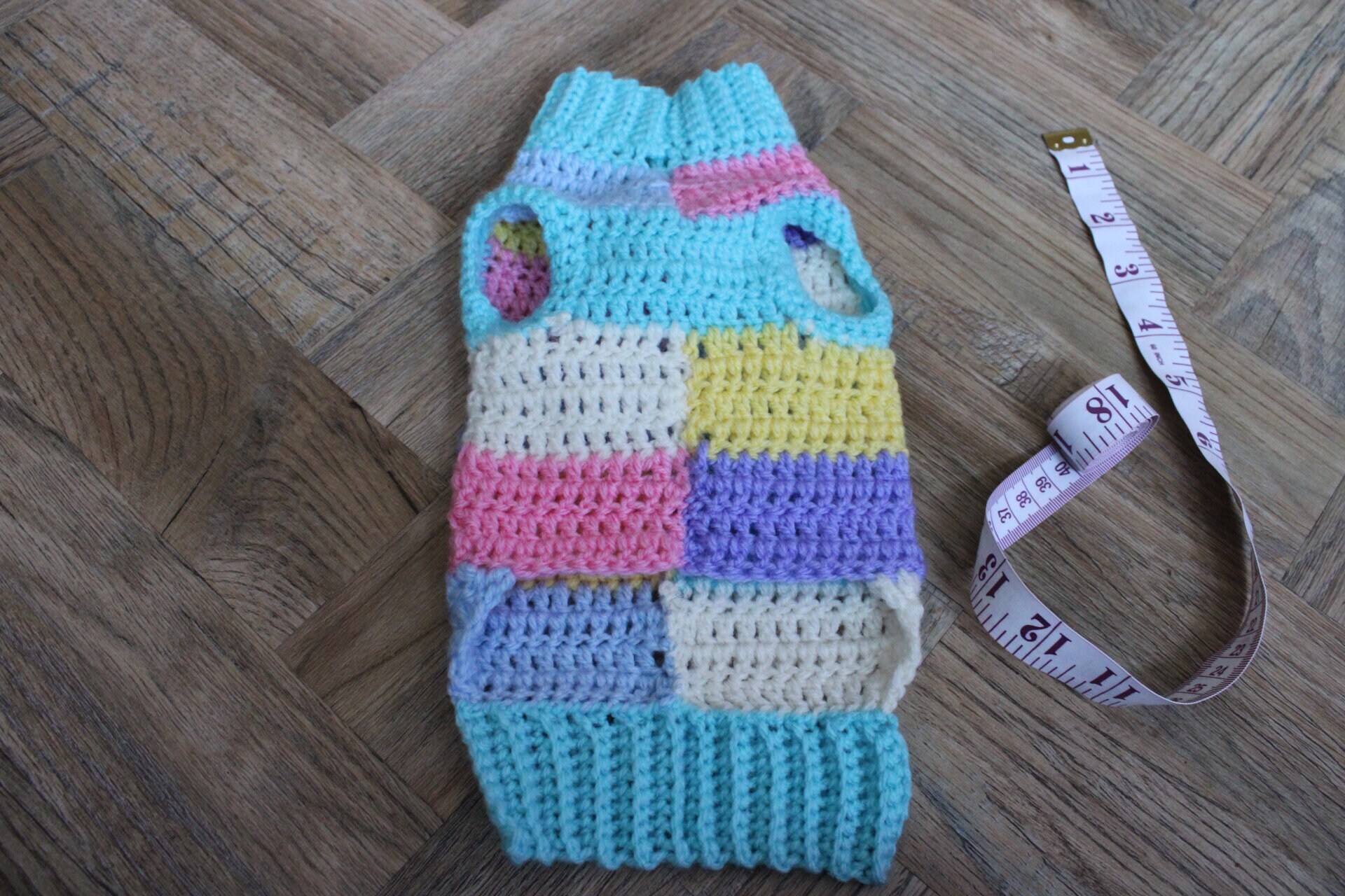 PDF Digital Download Crochet Patchwork Puppy Dog Jumper | Etsy