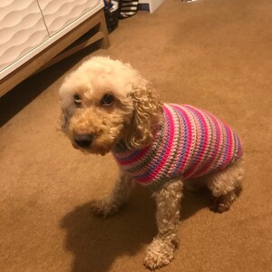 PDF Digital Download Crochet Pattern, 18 Inch Dog Jumper, Sweater, Coat ...