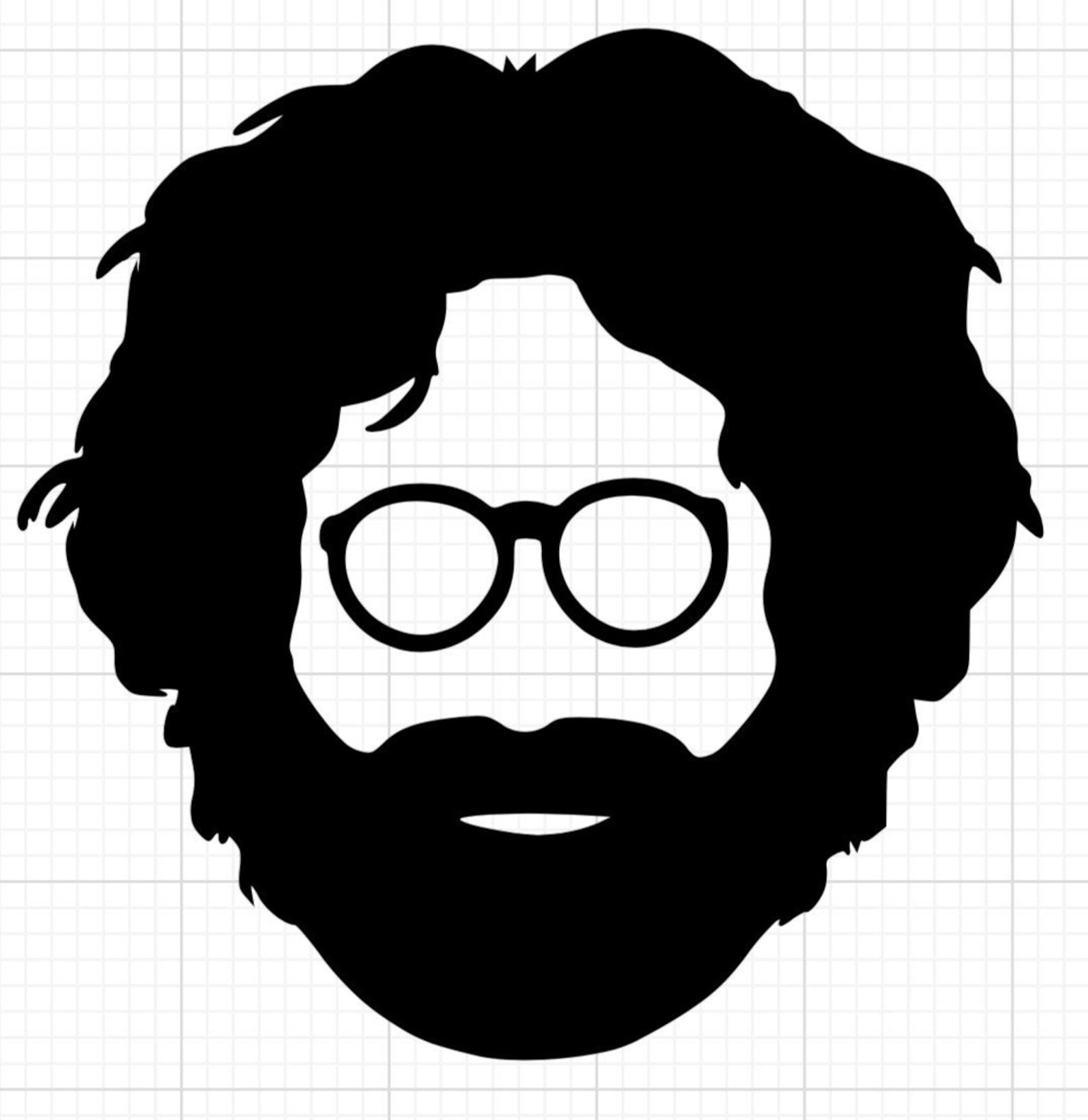 Grateful Dead Jerry Garcia Vinyl Decal FREE SHIPPING. - Etsy