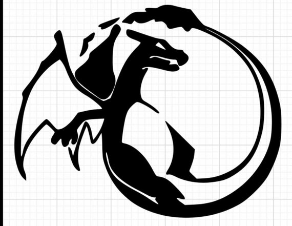 Pokémon Charizard Decal Vinyl. Various Sizes and Colors - Etsy