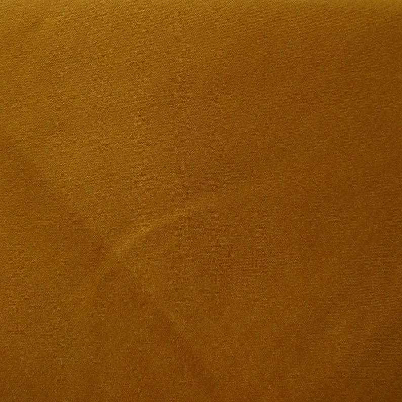 Solid Matt Dark Mustard Upholstery Velvet Textile Fabric - Etsy