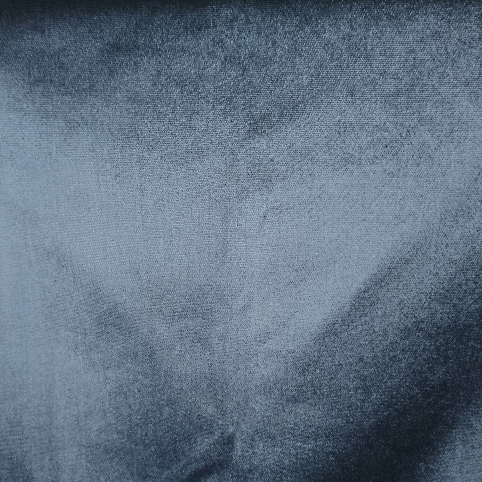 Bright Dark Azure Blue Upholstery Velvet Textile Fabric - Etsy