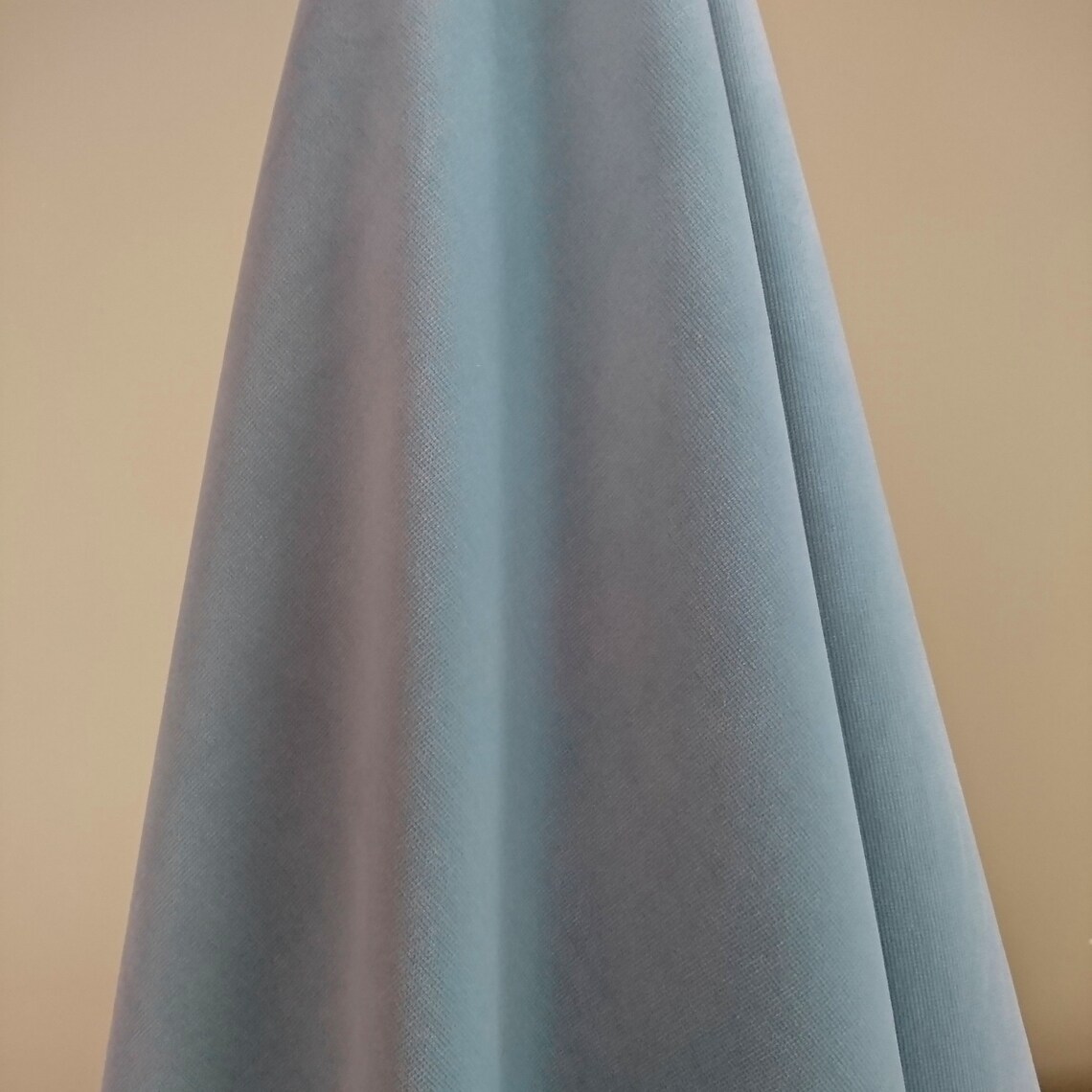 Solid Sky Blue Upholstery Velvet Textile Fabric Ligth Blue | Etsy