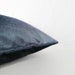 Bright Dark Azure Blue Velvet Pillow Cover, Modern Velvet Cushion ...
