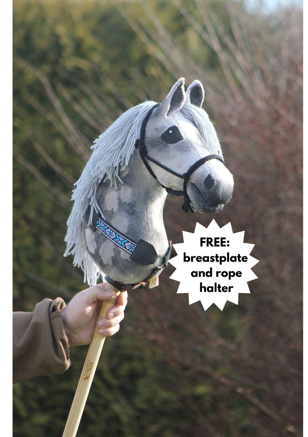 DAPPLE GREY Hobby Horse Pony HANDPAINTED - Etsy
