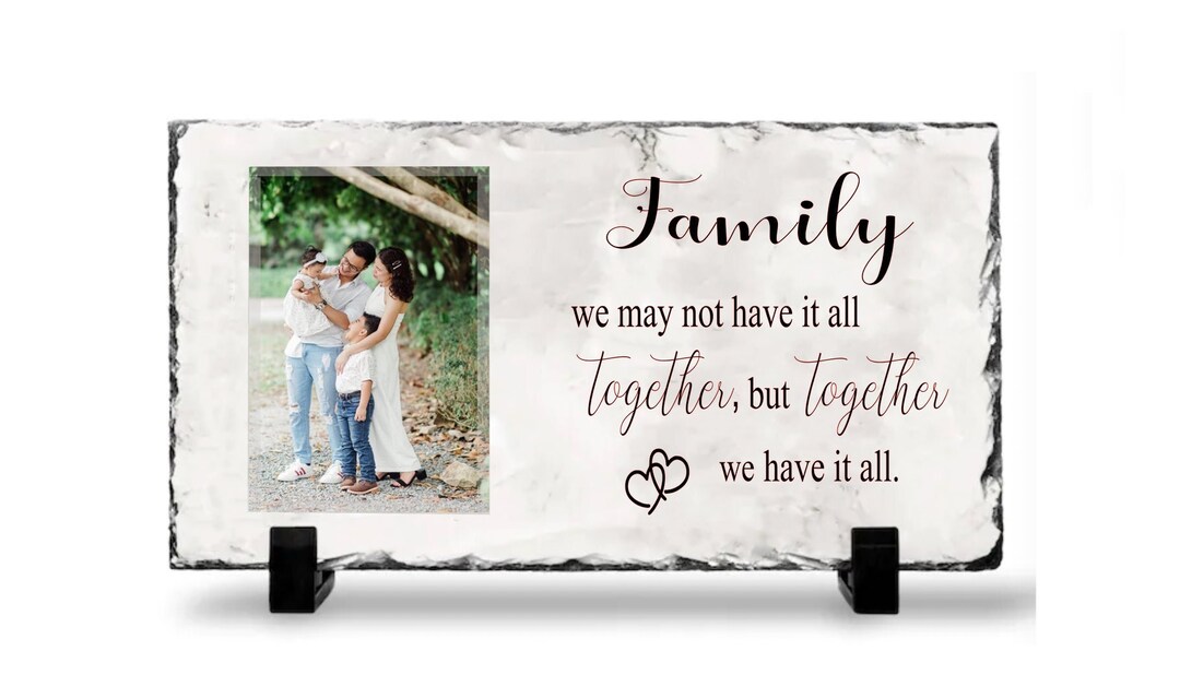 Together We Make a Family Frame. Personalized Family Picture - Etsy