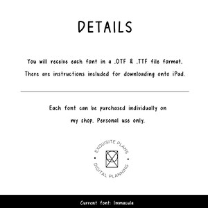 Neat Handwriting Font Bundle for Note-taking, Digital Planning Font ...