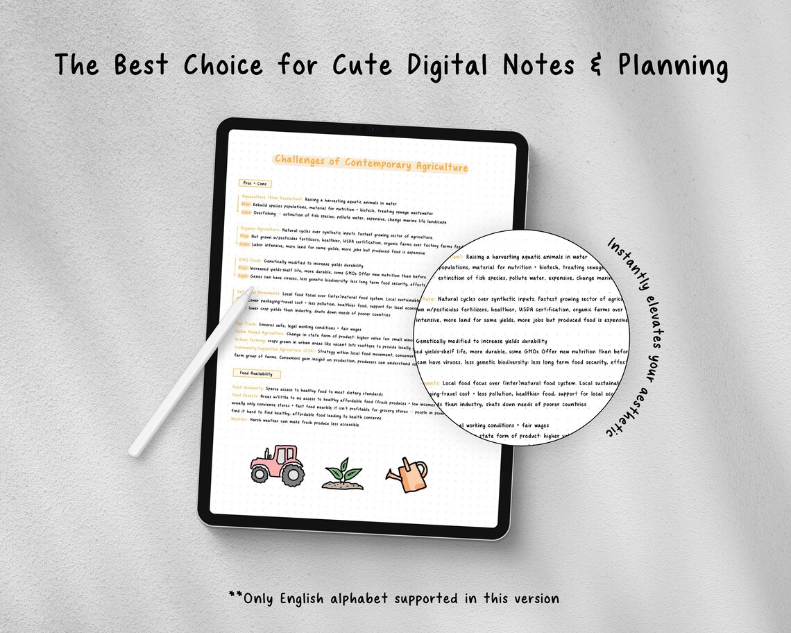 Neat Handwriting Font for Note-taking Digital Planning Font - Etsy