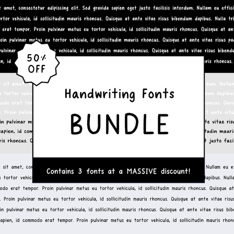 Cute Handwriting Fonts - Etsy