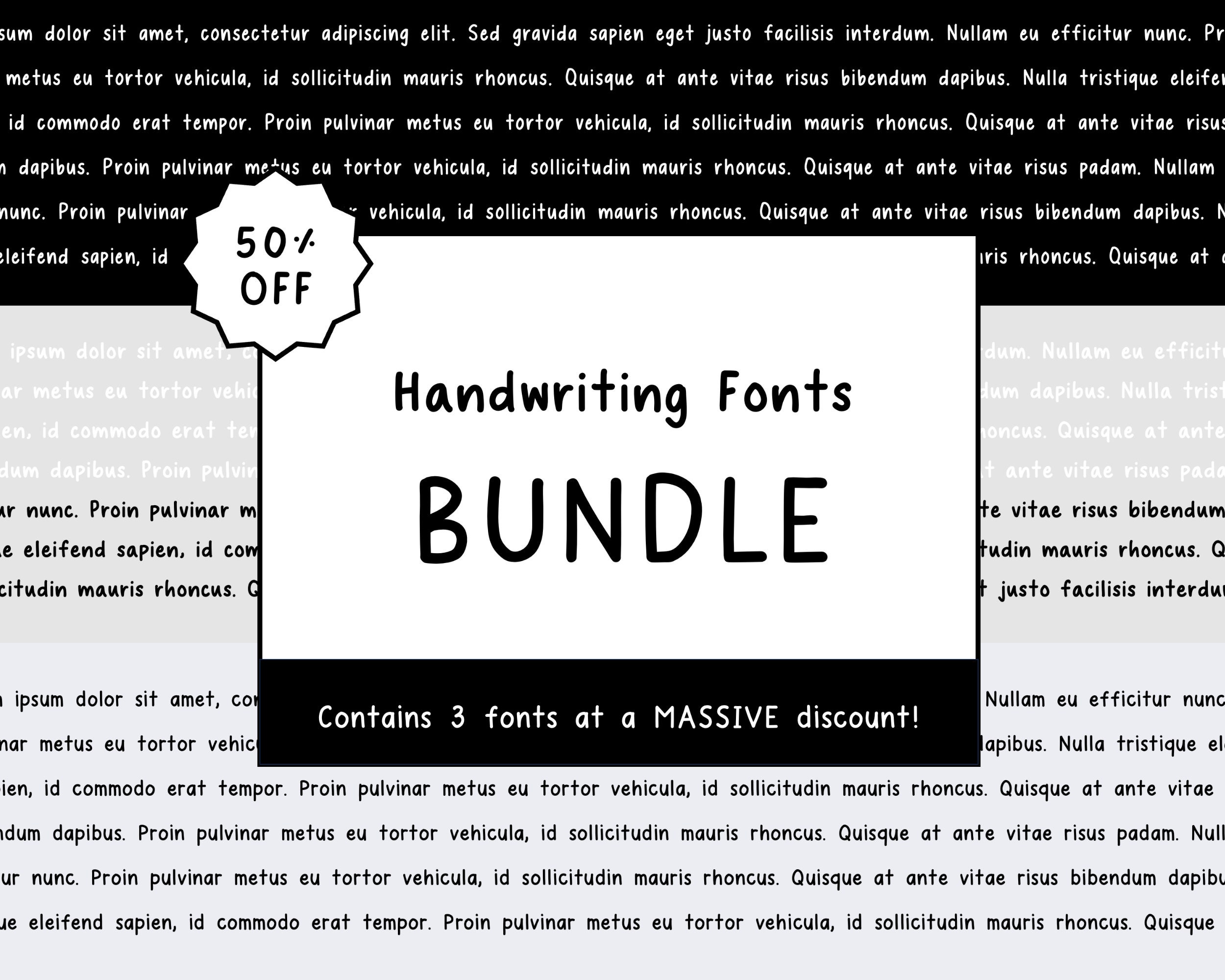 Neat Handwriting Font Bundle for Note-taking, Digital Planning Font ...