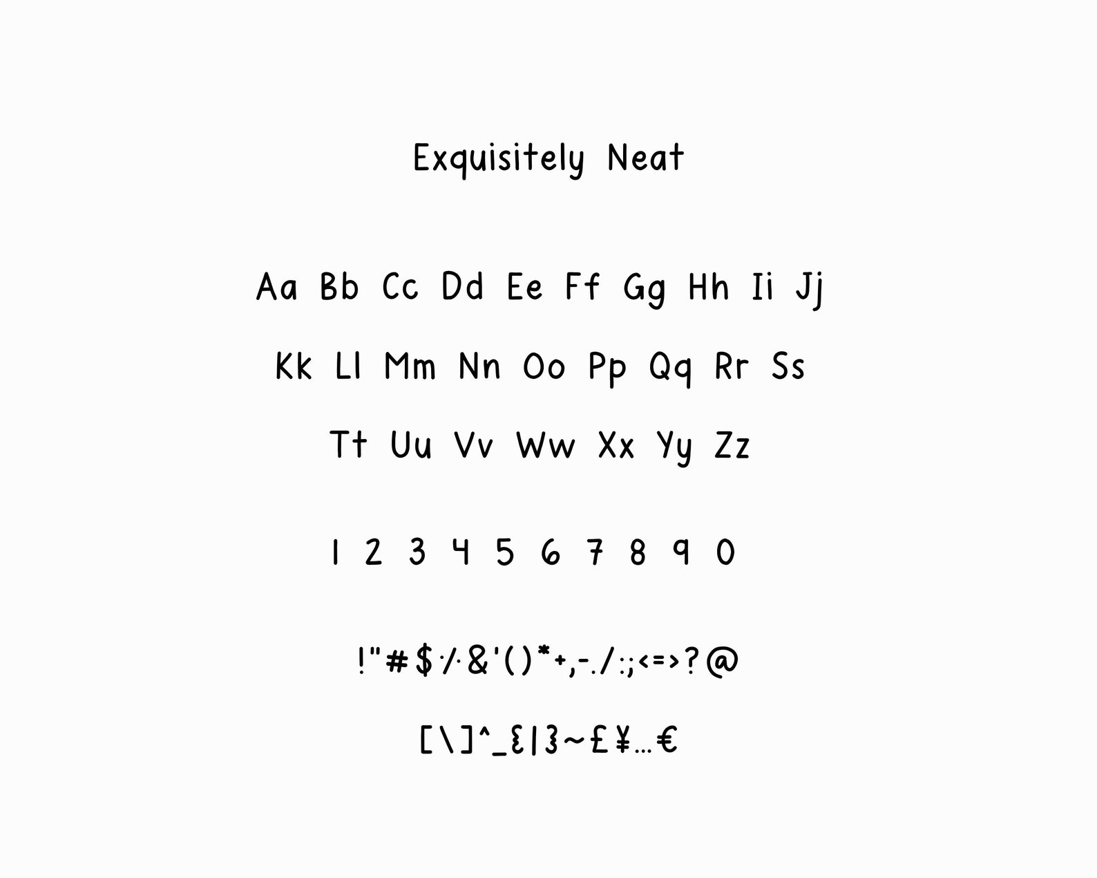 Neat Handwriting Font Bundle for Note-taking, Digital Planning Font ...