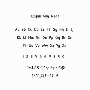 Neat Handwriting Font Bundle for Note-taking, Digital Planning Font ...