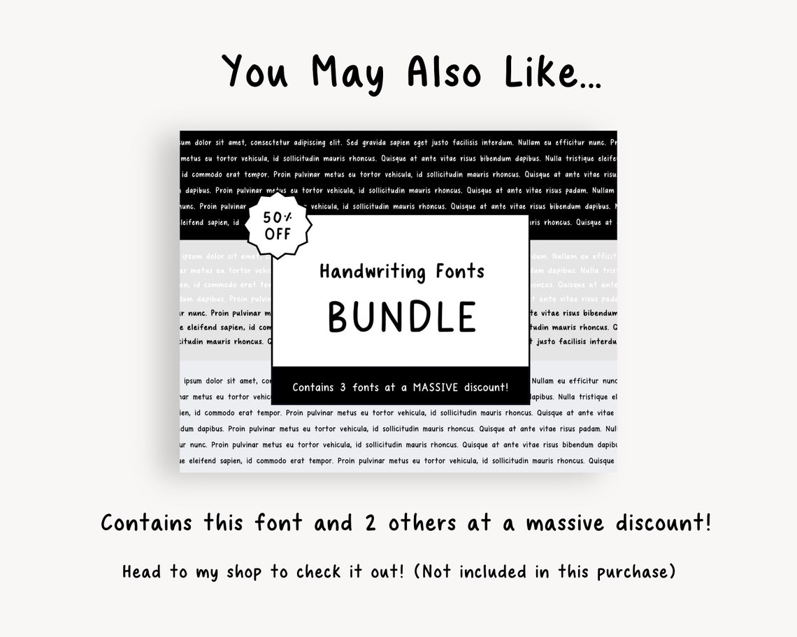Neat Handwriting Font for Note-taking Digital Planning Font - Etsy