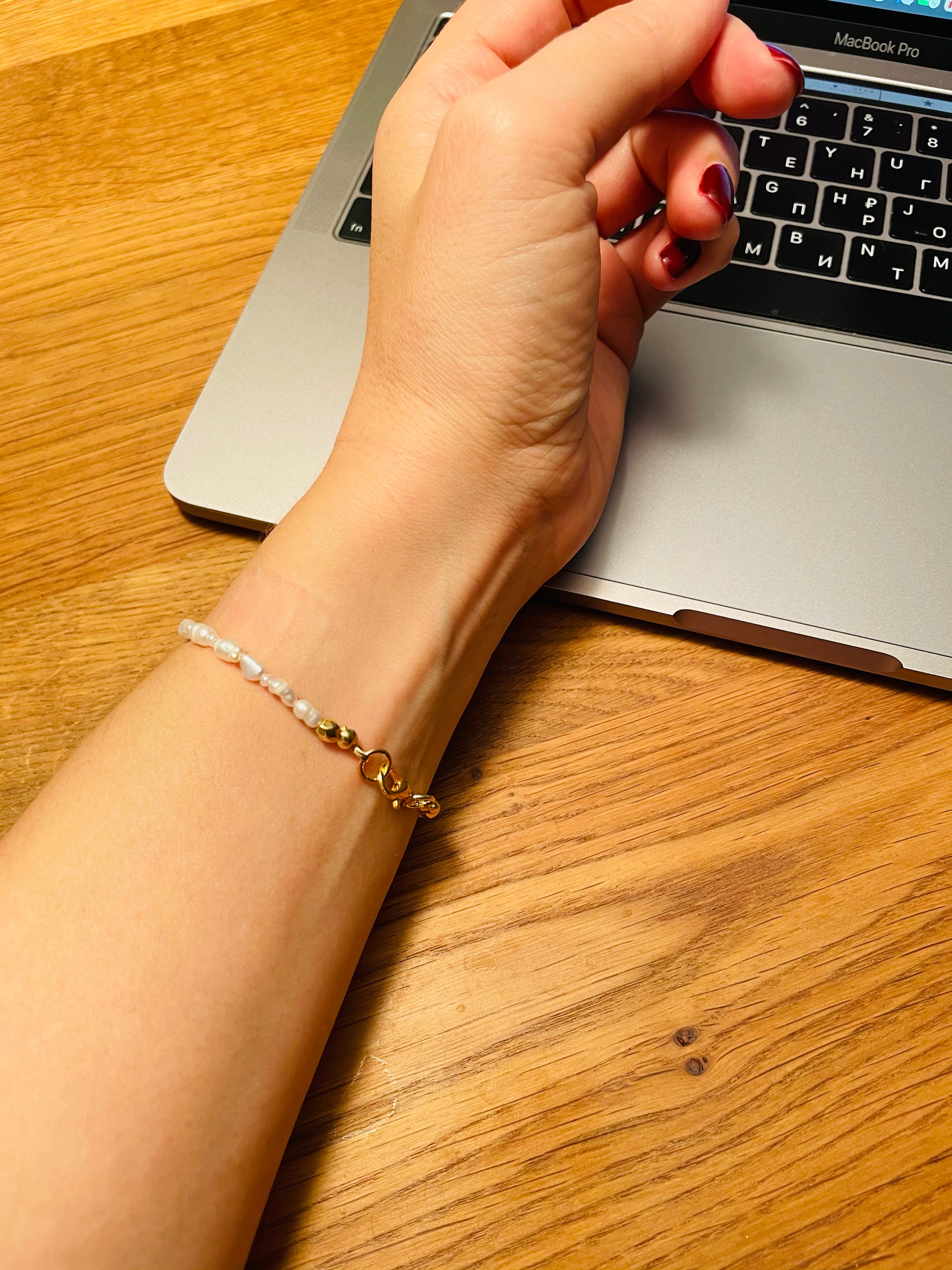 Handmade Freshwater Pearls Bracelet Delicate Pearls Natural - Etsy