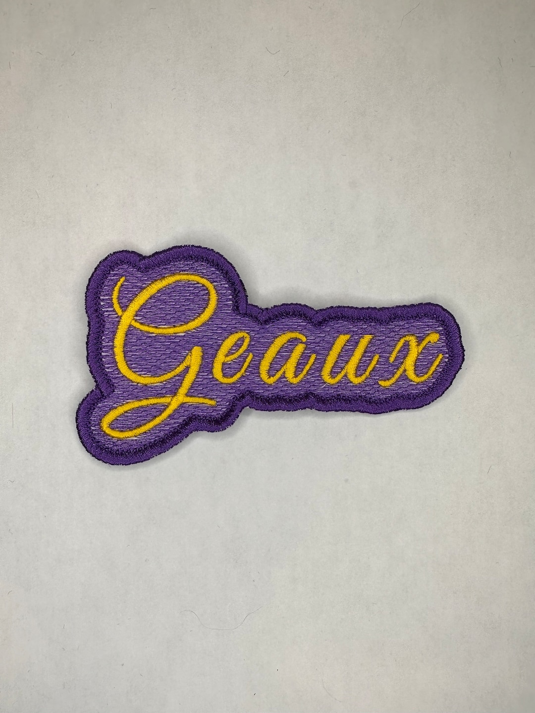 Geaux Embroidered Patch / Iron on Patch / Sew on Patch / Backpack Patch ...