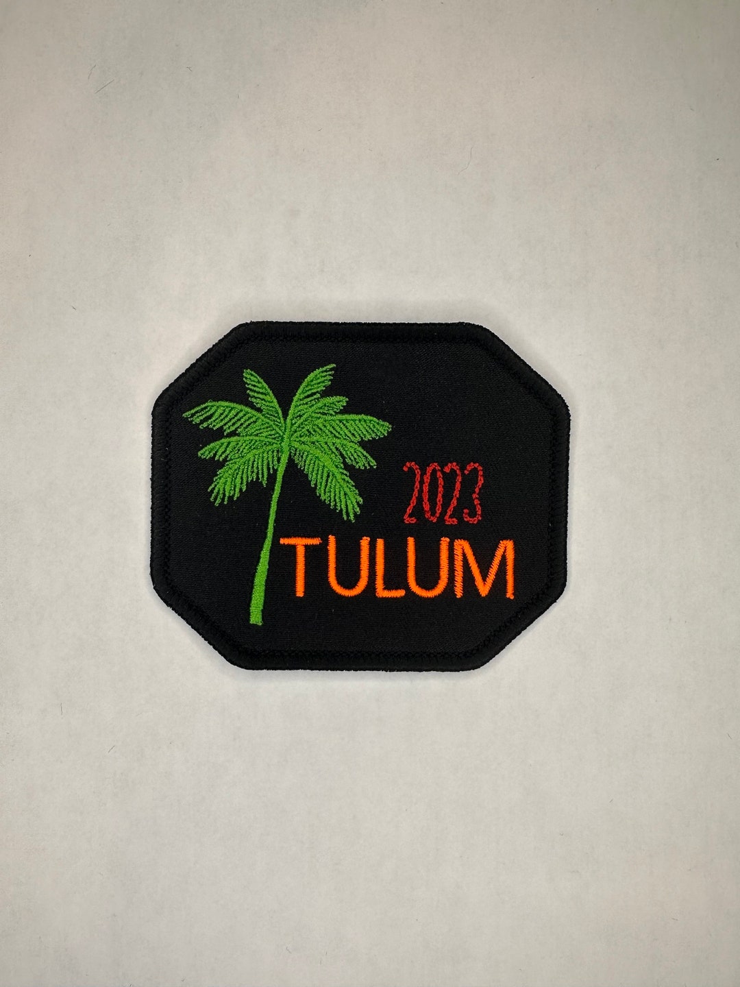 Tulum Mexico Embroidered Patch / Tulum Embroidery / Iron on Patch / Sew ...