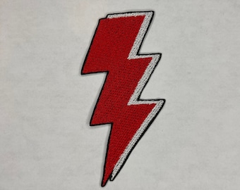 Lightning Bolt Patch - Etsy