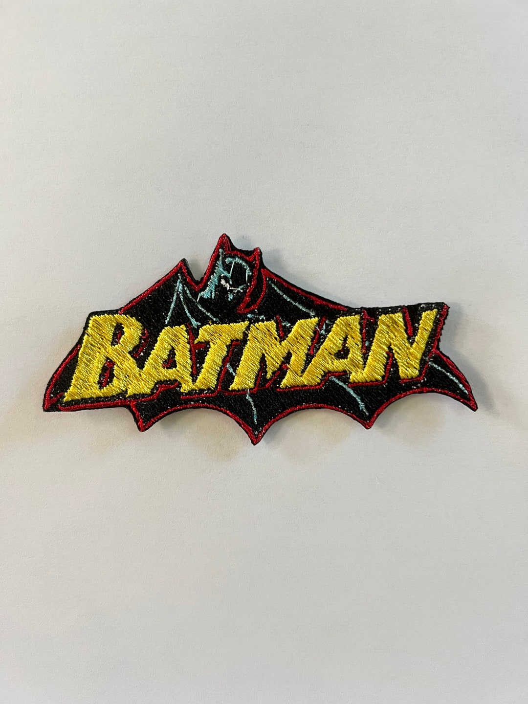 Retro Batman Embroidered Patch / Iron on / Sew on / Vintage Batman ...