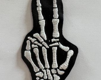 Iron on Patch Skeleton - Etsy