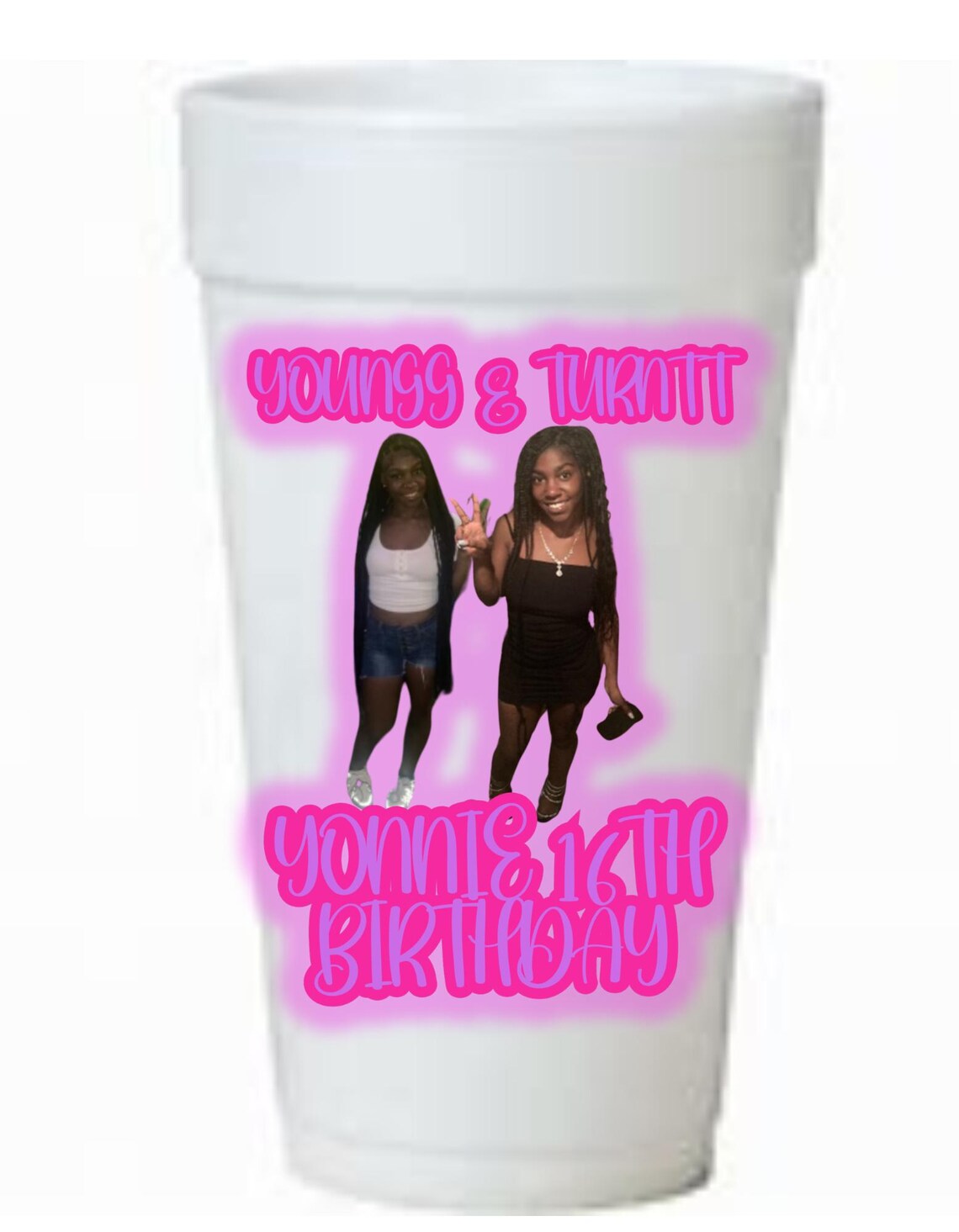 12 Foam Cups Add Picture Wording and Colors of Your Choice. Local New ...