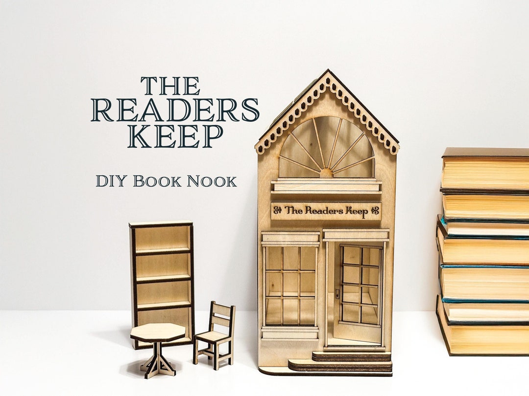 DIY Book Nook Kit "the Readers Keep" - Create Your Own Miniature ...