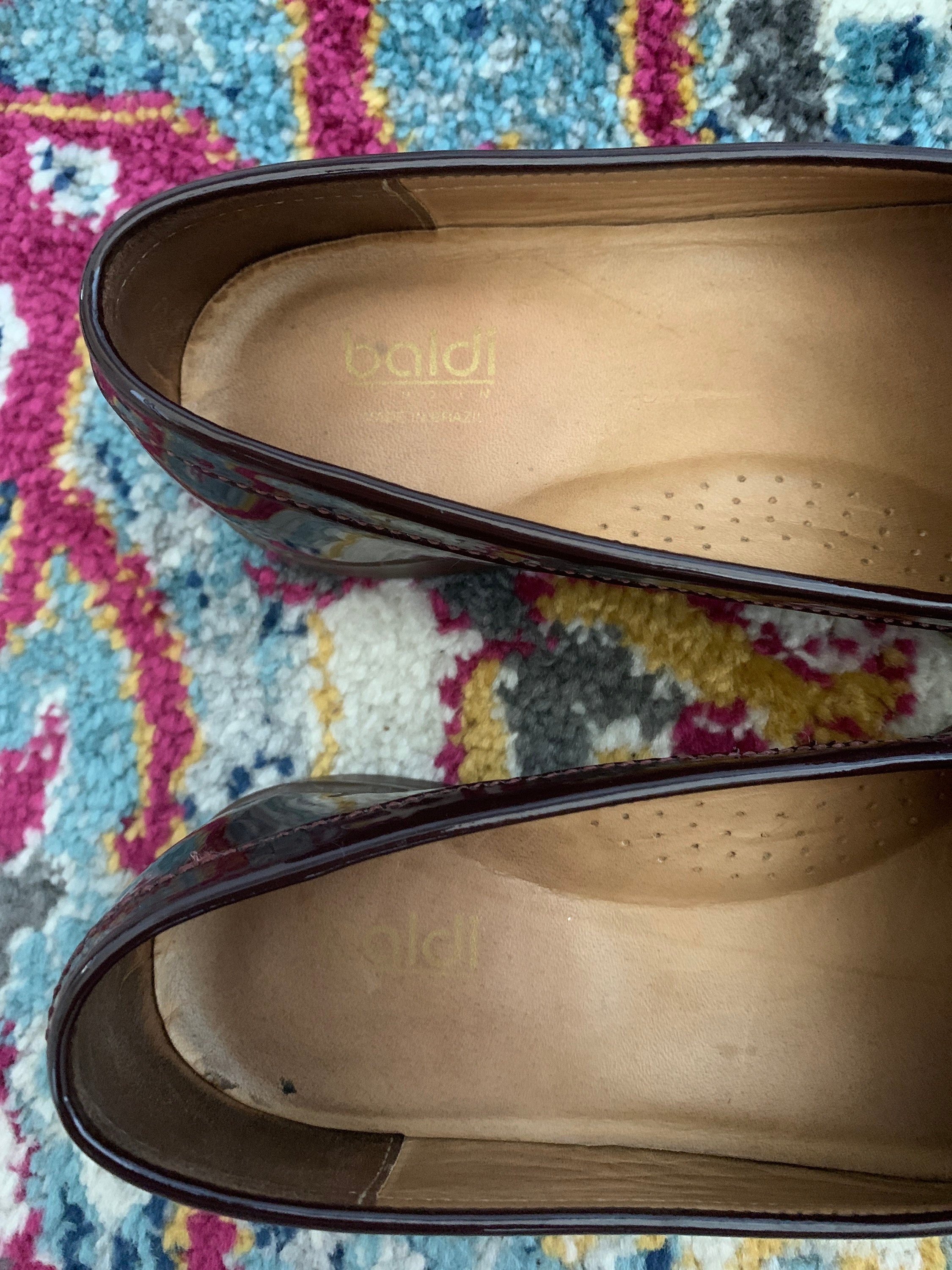 Baldi London Leather Loafers Burgundy | Size 36 | Size 6 - Etsy