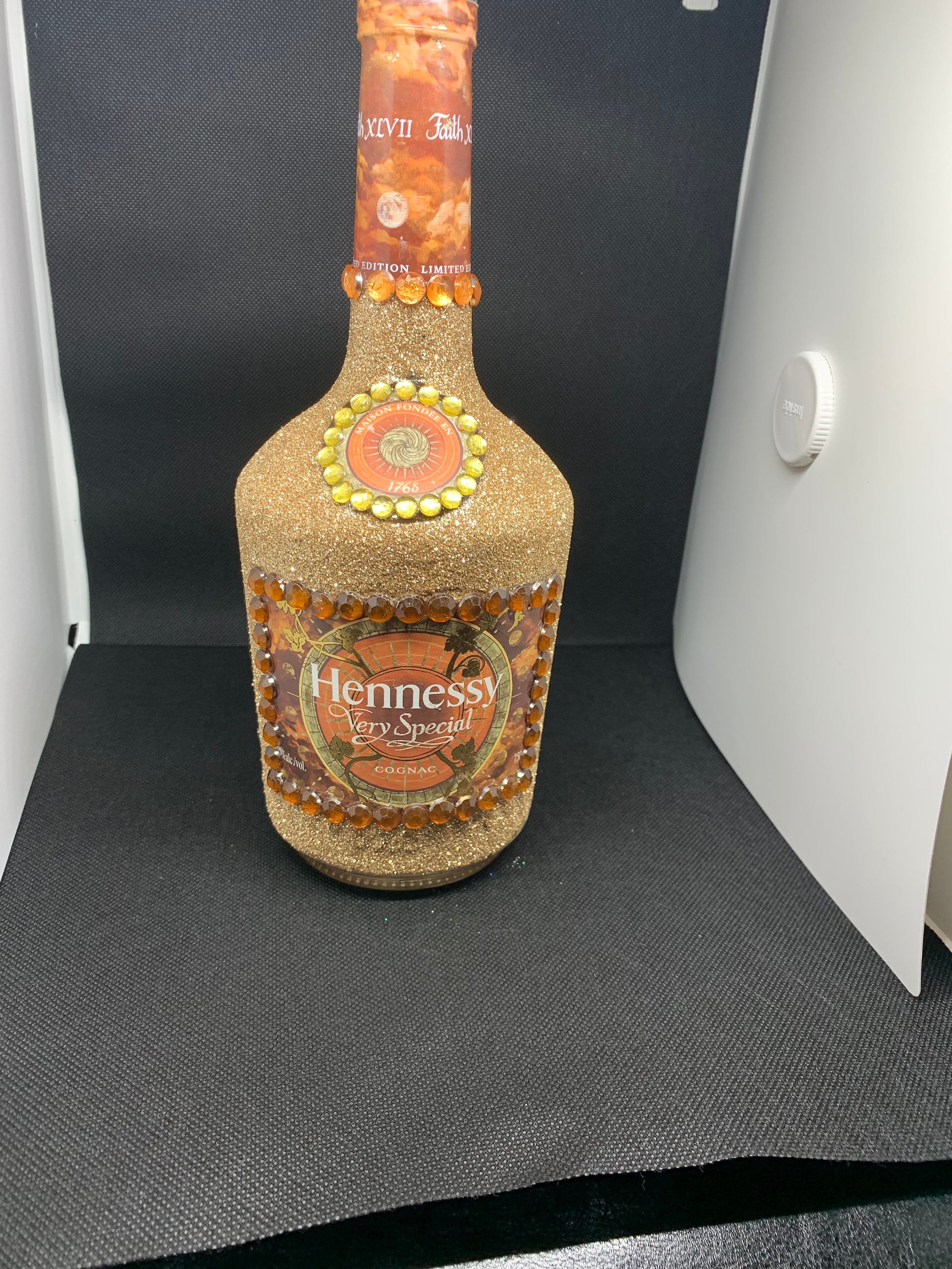 Bling Henny Bottle- Special Edition With Glass (empty) - Etsy