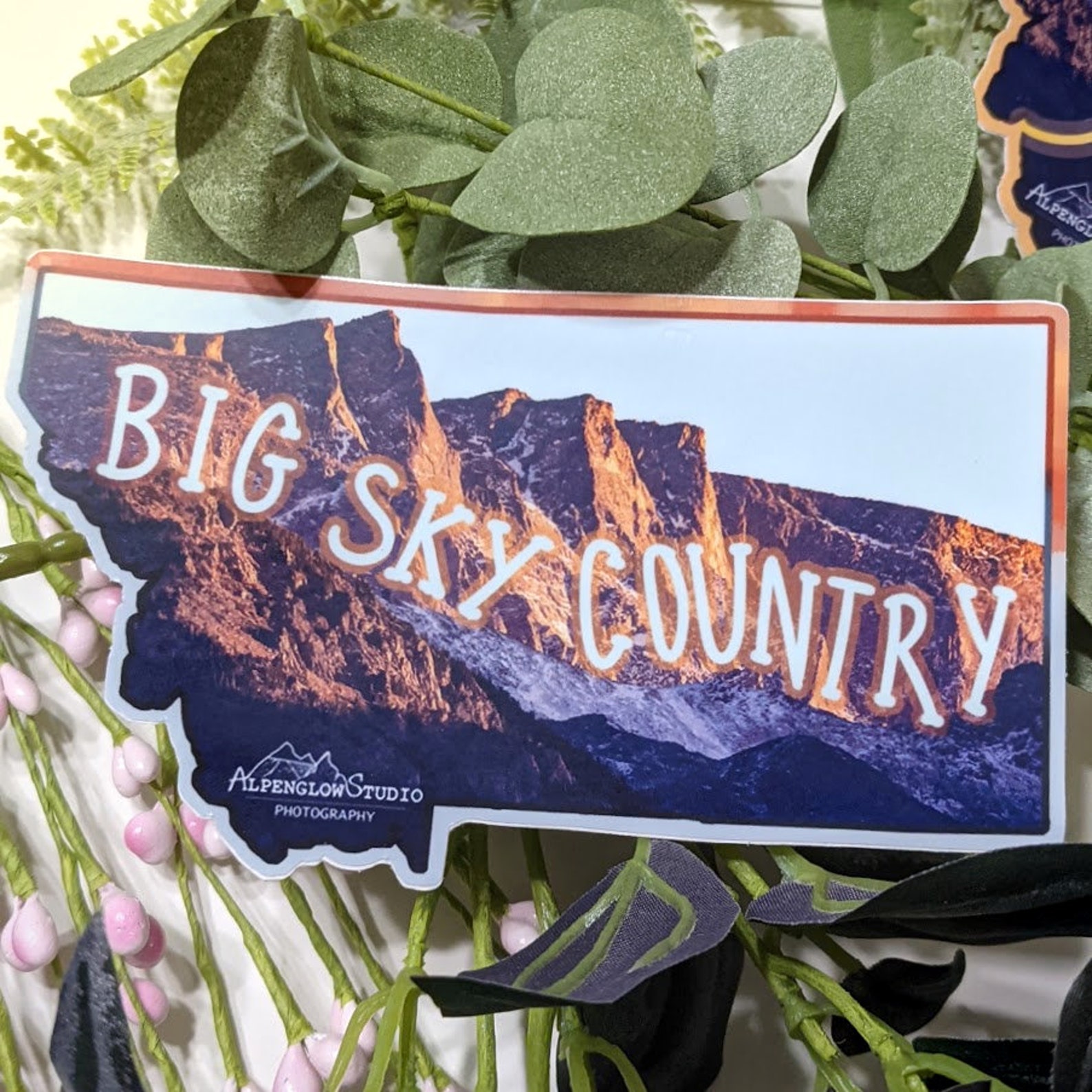 Big Sky Country Sticker || Beartooth Mountains, Montana || Vinyl High ...
