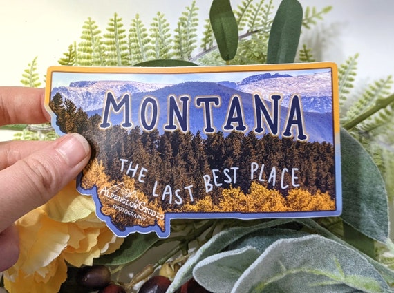 Montana Sticker Beartooth Mountains Autumn Foliage Vinyl - Etsy