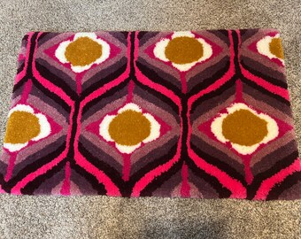 Floral Tufted Rug | Etsy