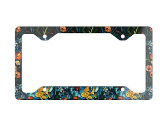 Bright Coral All Over Underwater Fish and Shell Print Whale Sea Ocean ...