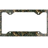 Bohemian Flower Car Metal License Plate Frame, Retro Cottagecore Floral ...