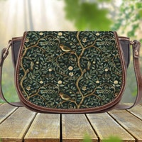 Stained Glass Floral Bag, Cottagecore Hand Bag, Witchy Cross Body Purse ...