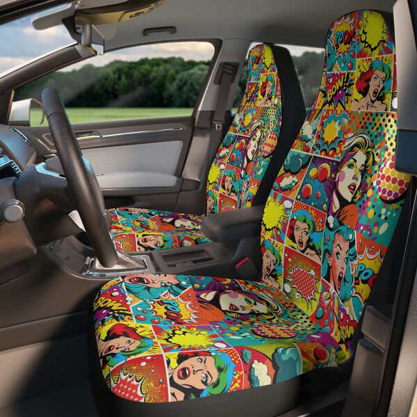 Cartoon Car Seat Covers for Vehicle - Etsy