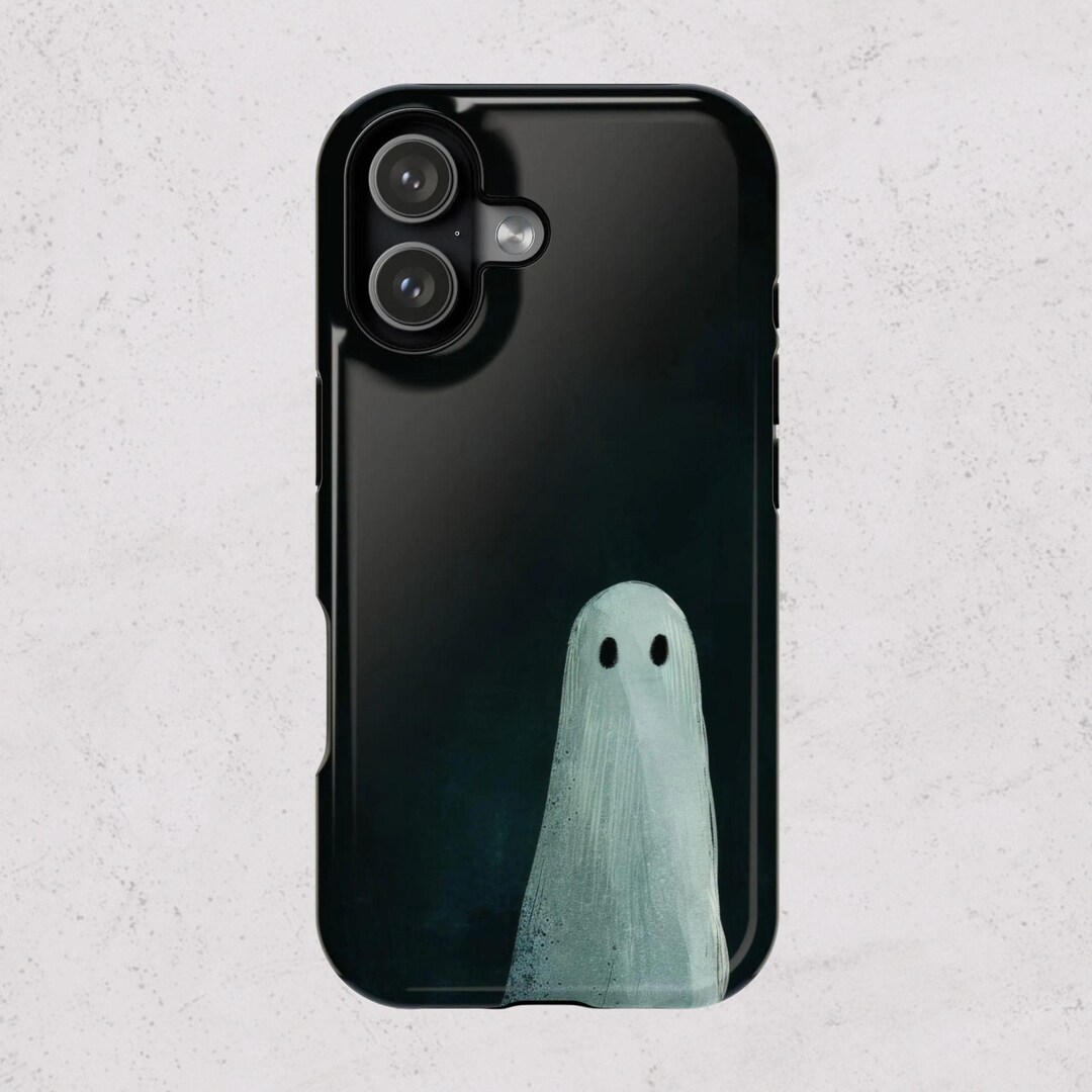 Vintage Ghost Magsafe iPhone Cases, Cute Spooky Halloween Phone ...