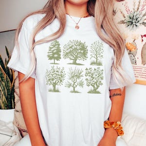 Vintage Blooming Trees Comfort Colors Long Sleeve T-shirt, Retro ...