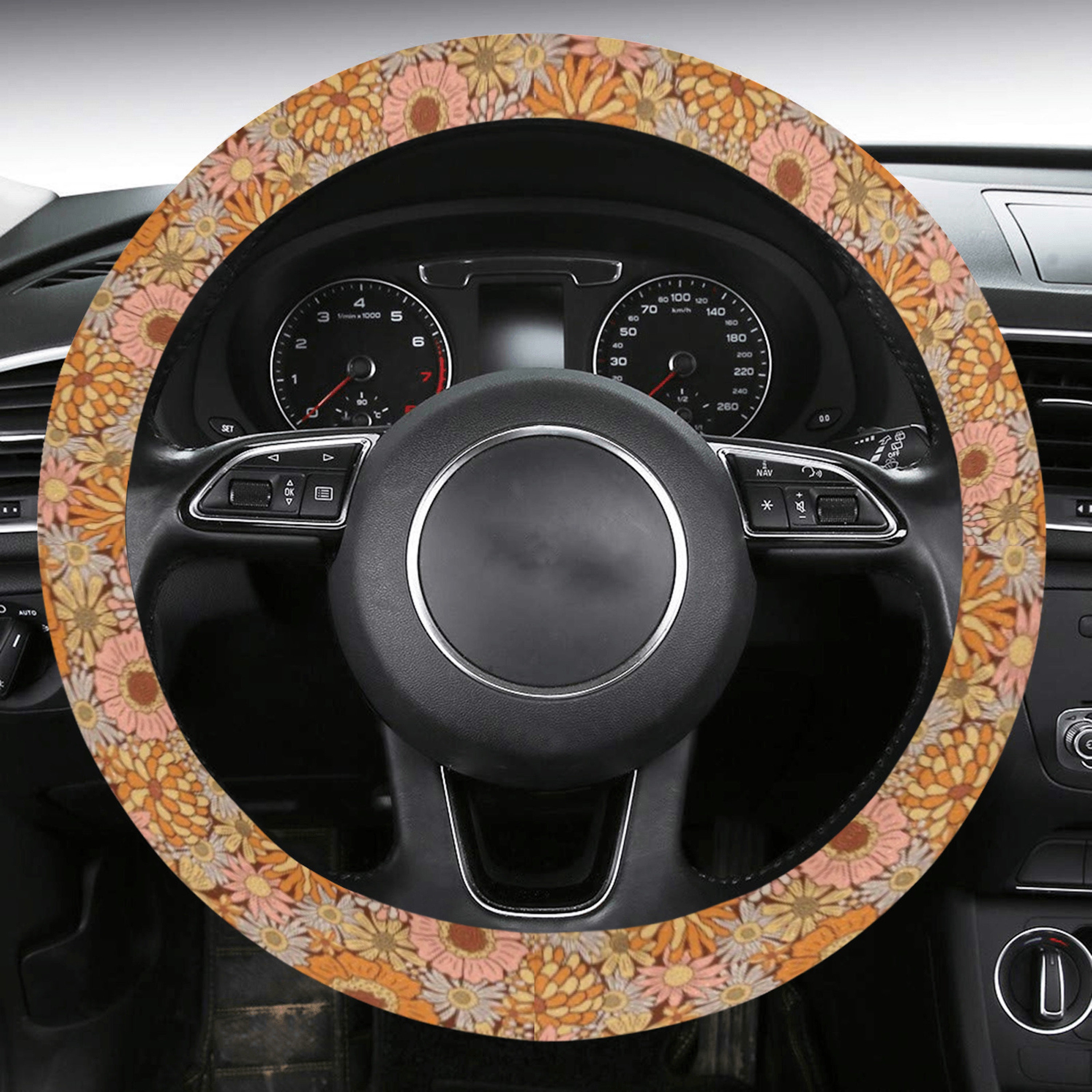 Hippie Steering Wheel Cover
