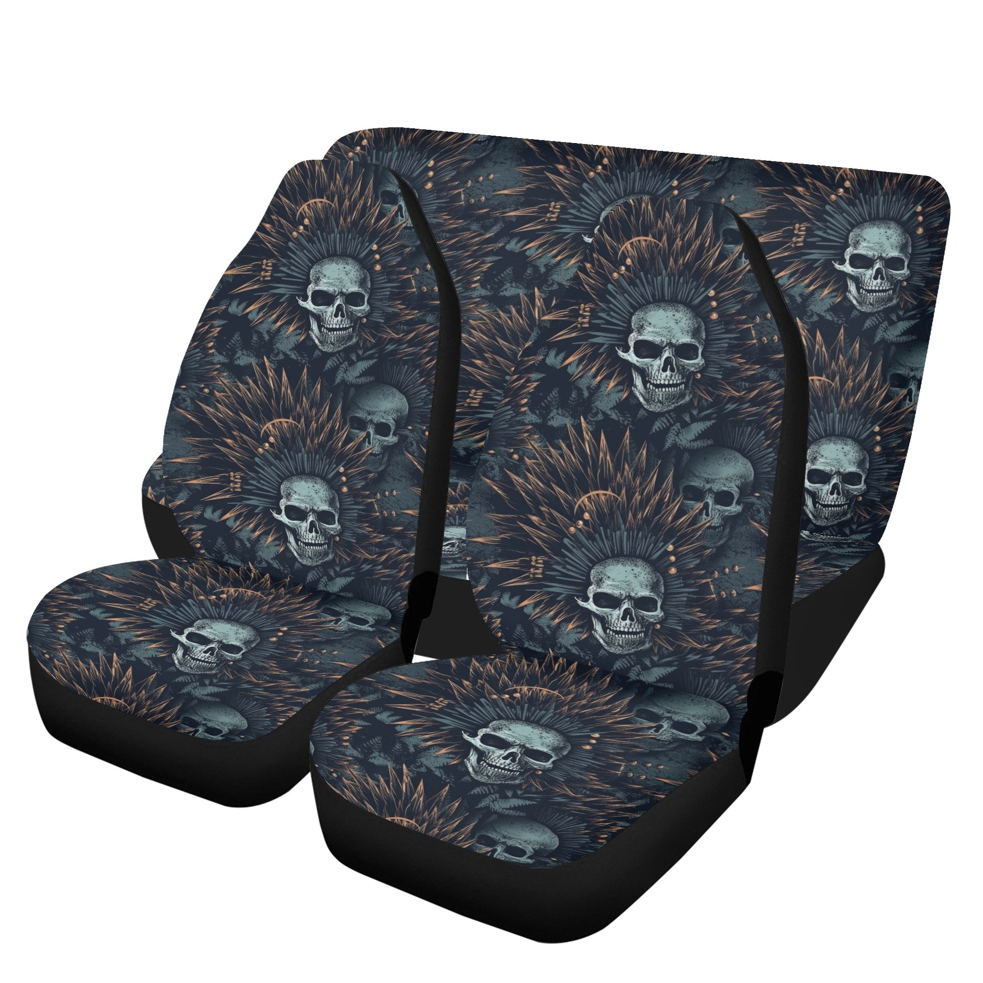 Dark Goth Skull Car Seat Cover Full Set Witchy Gothic Seat - Etsy