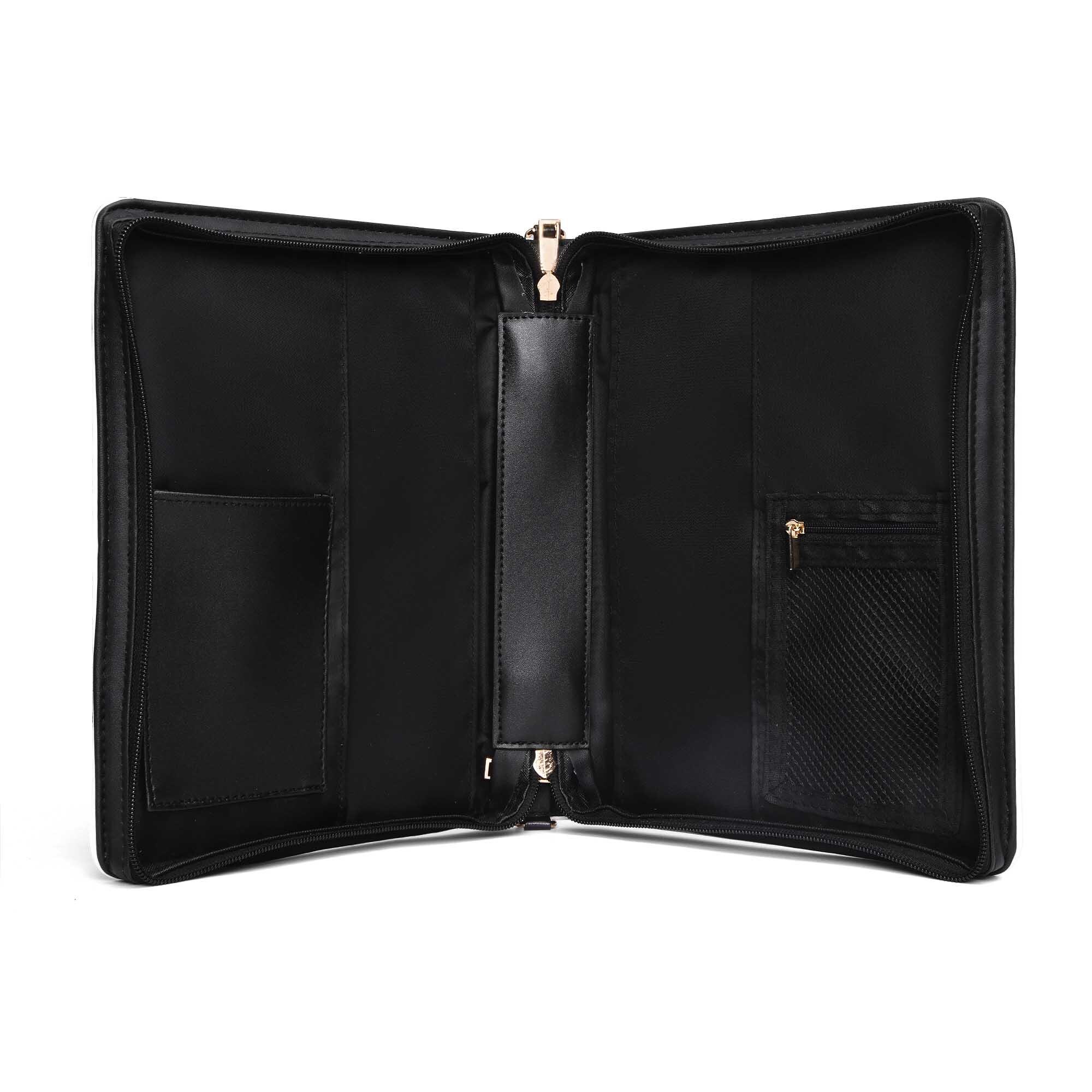 Retro Angel PU Vegan Leather Bible Book Cover With Zipper, Aesthetic ...