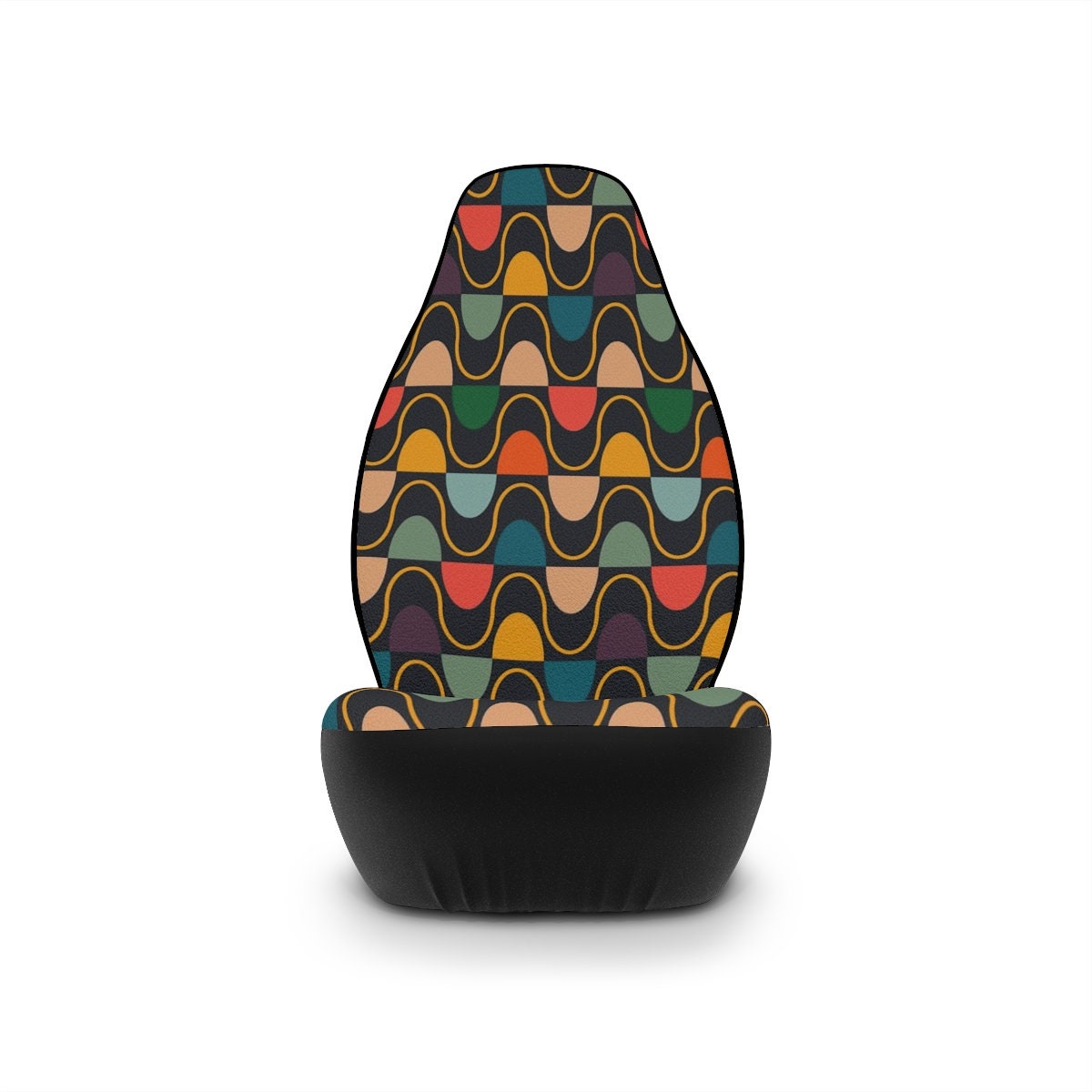 60s Retro Wavy Car Seat Covers, Groovy Seat Covers sold by Emmanuel ...