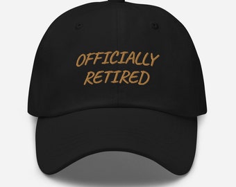 Retirement Baseball Cap - Etsy