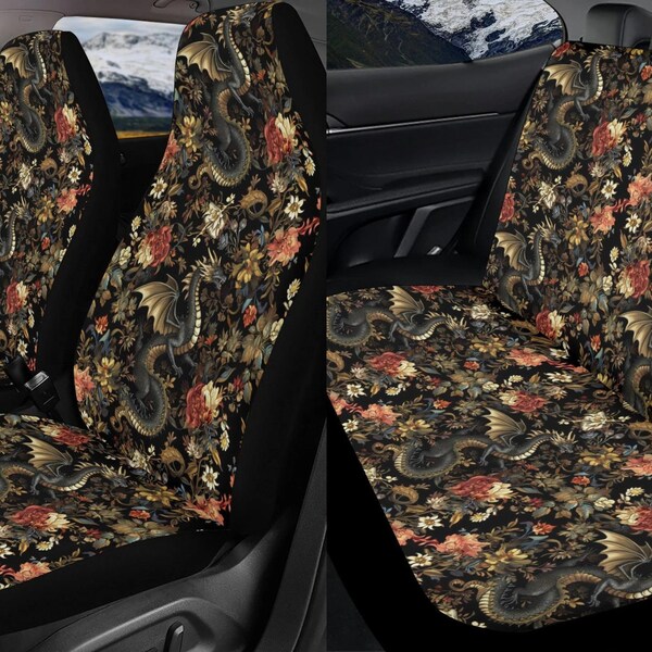 Car Seat Covers for Vehicle Dragon - Etsy