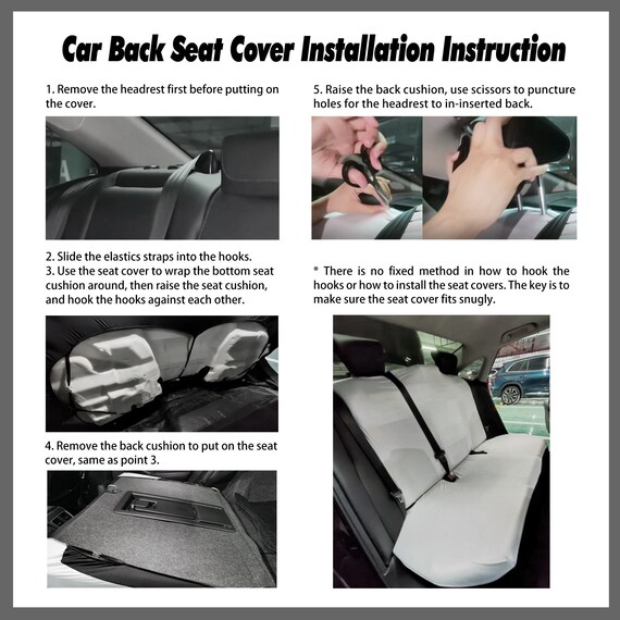 Hooks for seat covers store