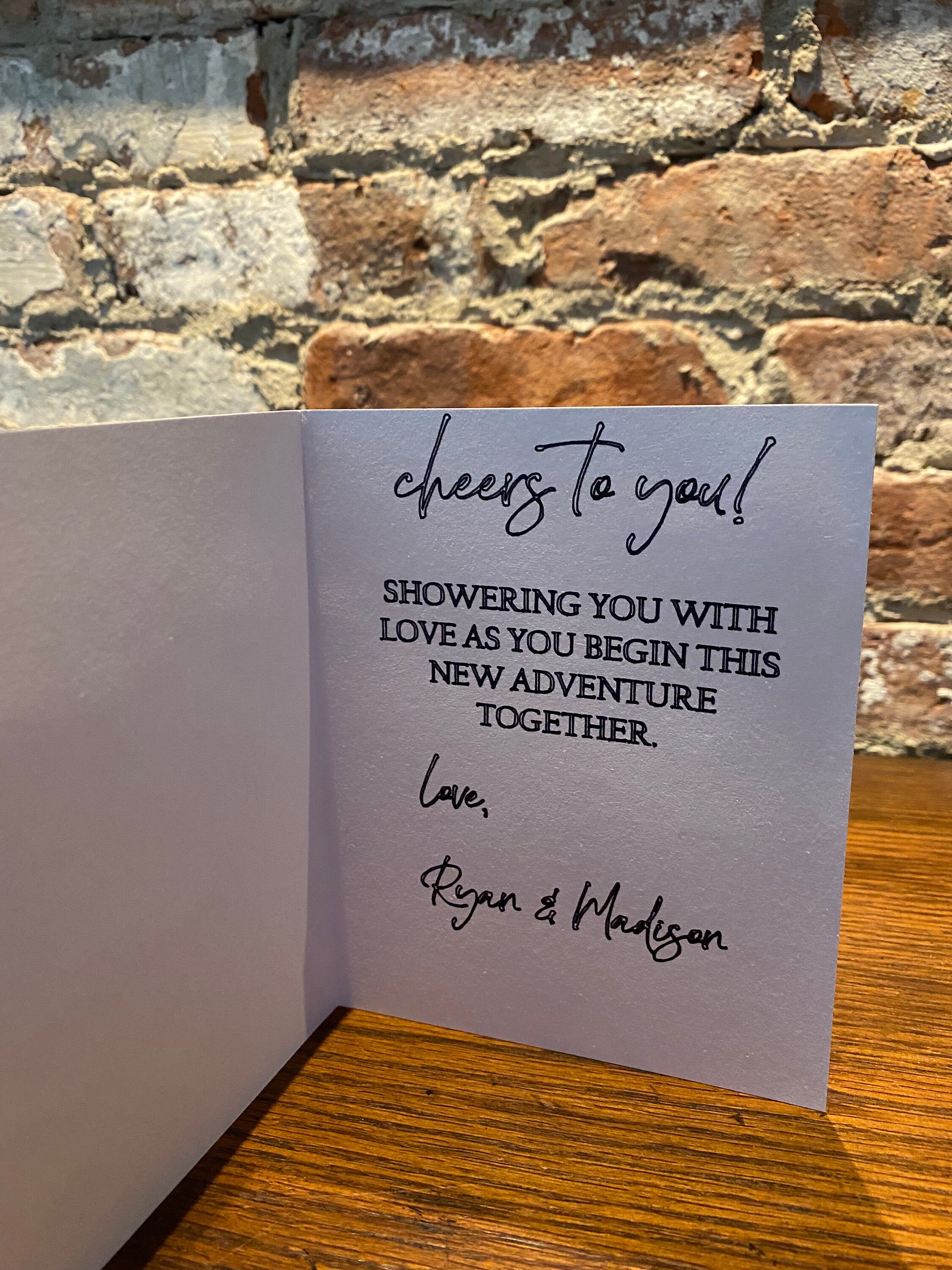 Minimal Wedding Guest Card - Etsy