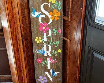 Spring Porch Sign - Etsy