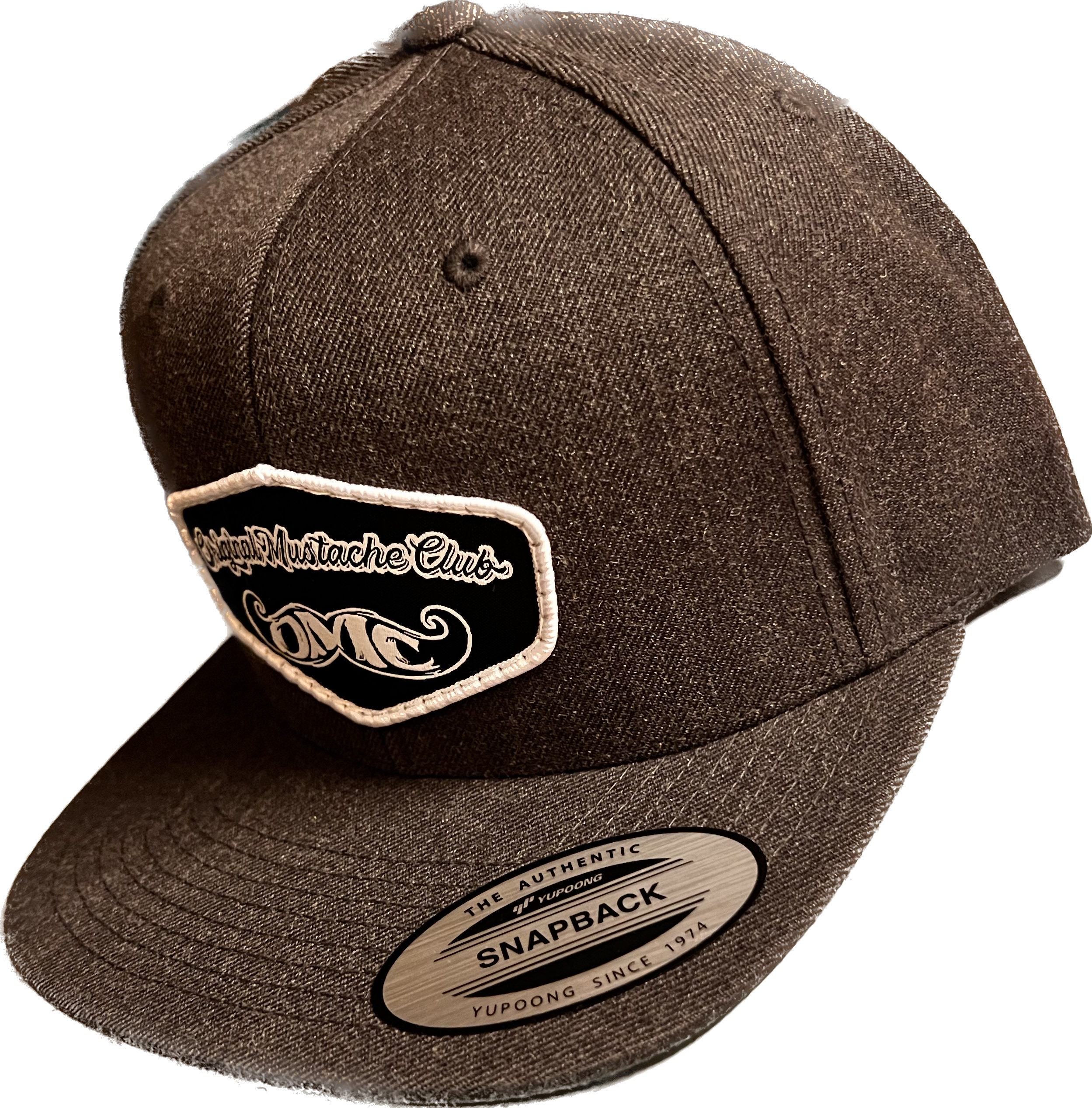 Original Mustache Club Flat Billed Hat - Etsy